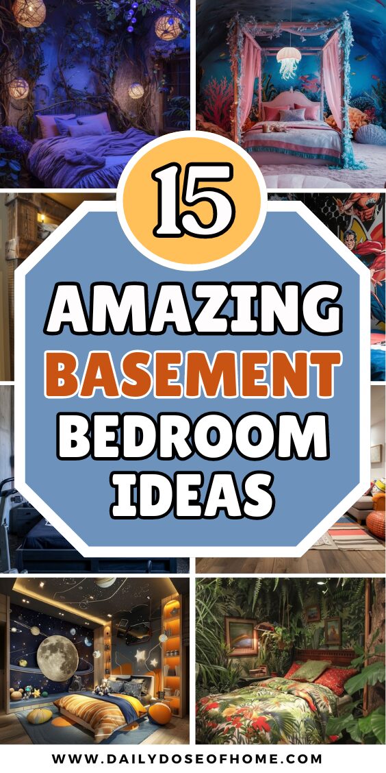 15+ Amazing Basement Bedroom Ideas Your Children Will Love - Daily Dose ...