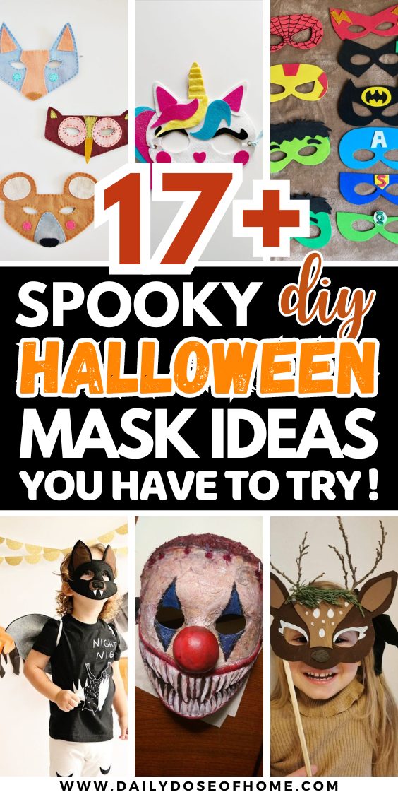 17+ Enchanting DIY Halloween Masks for a Spooktacular Celebration