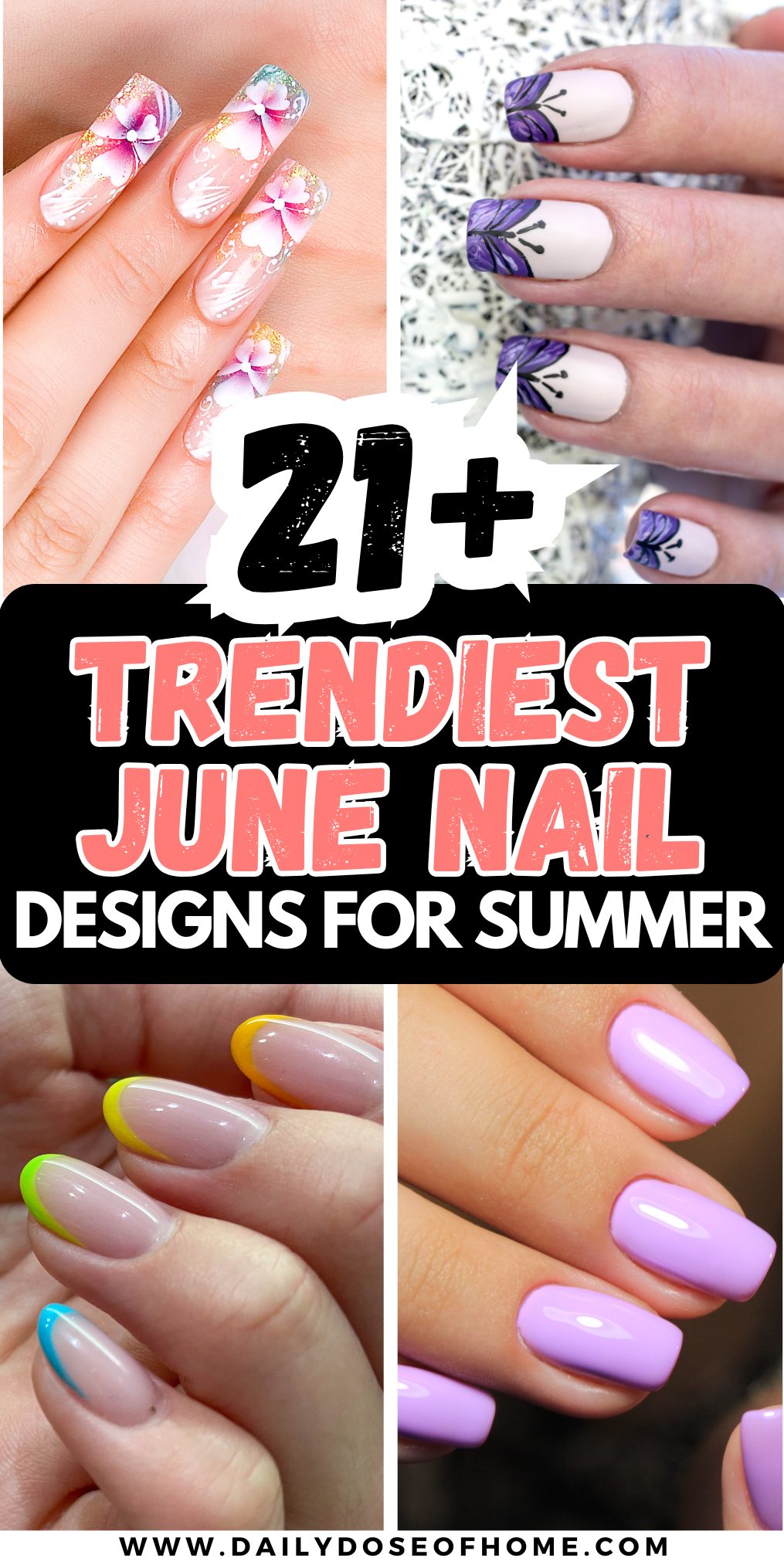 21+ Chic June Nail Designs for a Stylish Summer Look - Daily Dose of Home